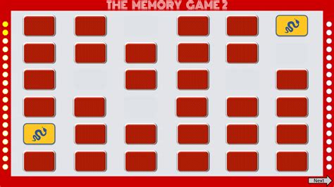 The Memory Game Power Point Games