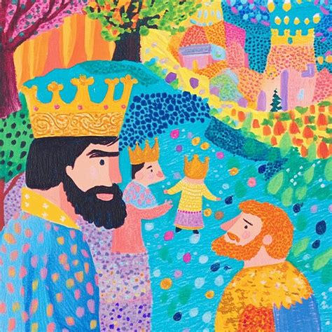 A Comic Strip Depicting A Scene From A Fairy Tale About A Silly King