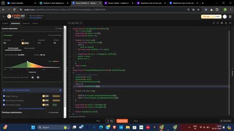 Khushi Agarwal On Linkedin 🌟problem Of The Daydp6 House Robber 2 🦹‍♂️ In This Version Of The
