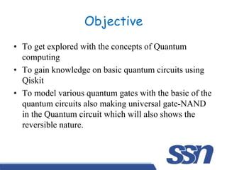 Implementation Of Quantum Gates Using Verilog Ppt Physics Science