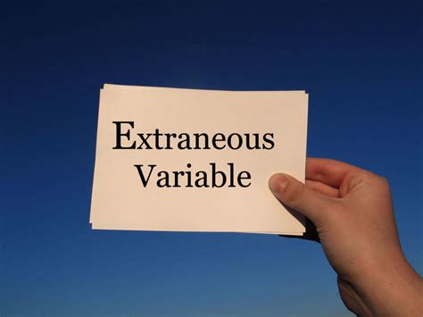What Is An Extraneous Variable Definition And Challenges