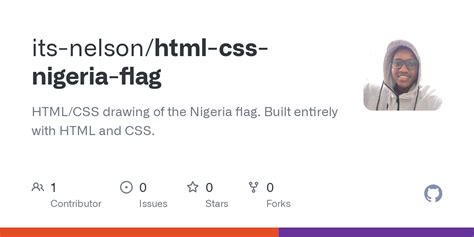 Github Its Nelsonhtml Css Nigeria Flag Htmlcss Drawing Of The