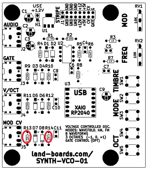 Synth Vco 01 Rev 1 Assembly Sheet Land Boards Wiki