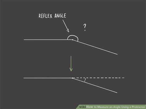 How To Measure An Angle Using A Protractor Steps