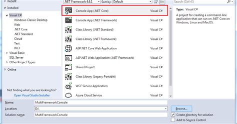 Target Multiple Frameworks In NET Core X App KANSIRIS