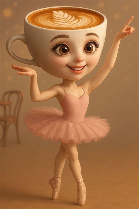 Ballerina Cappuccino Drawing