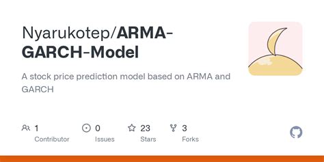 Github Nyarukoteparma Garch Model A Stock Price Prediction Model Based On Arma And Garch