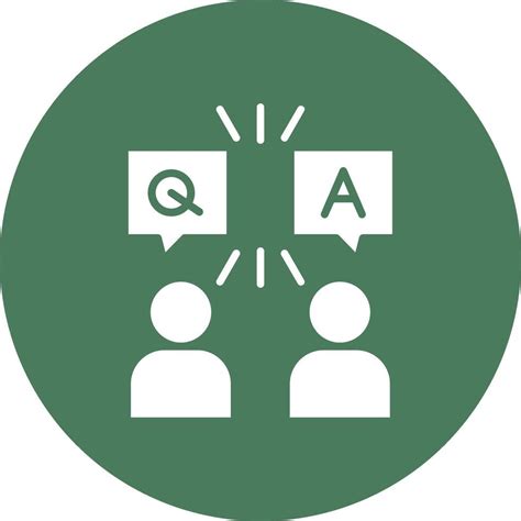 Question And Answer Vibrant Ui Element 62137029 Vector Art At Vecteezy