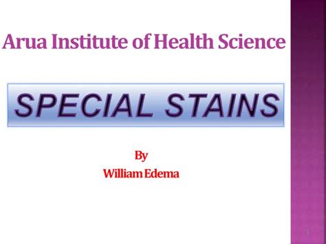 Special Staining Pptx