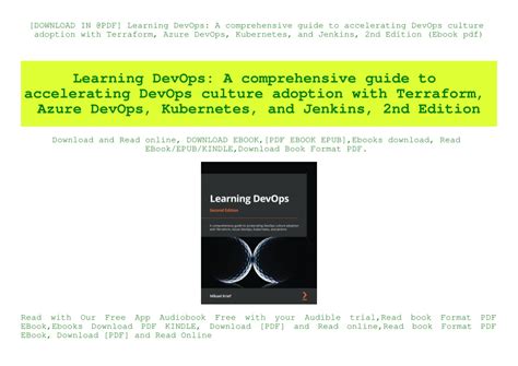 Ppt Download In Pdf Learning Devops A Comprehensive Guide To Accelerating Devops Culture