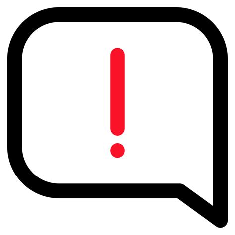 Chat Alert Notification Warning Message Caution Messaging Icon