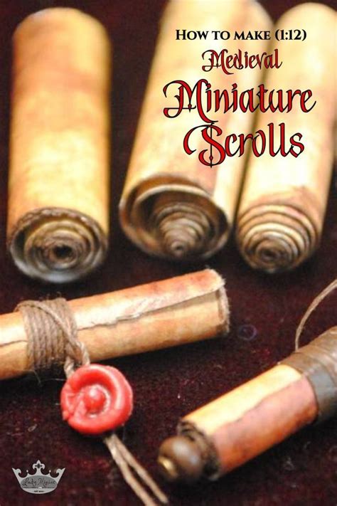 βοΈ Diy Miniature Medieval Scrolls Free Tutorial π¬ And Illuminated Printable π Lady Miniac βοΈ Diy Miniature Medieval Scrolls Free Tutorial π¬ And Illuminated Printable π Lady Miniac