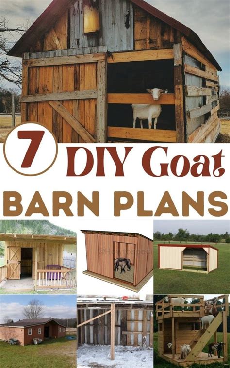 7 Diy Goat Barn Plans To Shelter Your Livestock Goat Barn Goat House