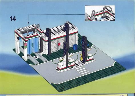 Lego Instructions For Set Gas N Wash Express Town Shops And Services