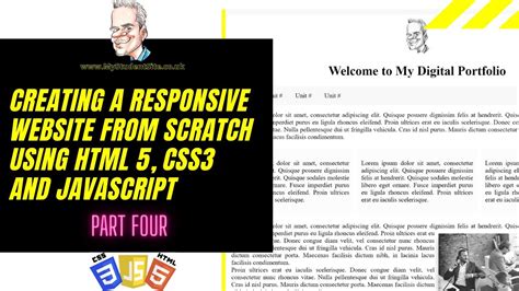 part 4 how to create a html5 css3 and javascript website from scratch for your btec