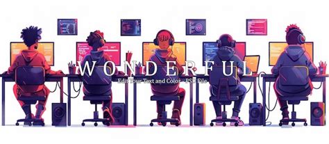 Premium Psd Programmers Working On Web Development On Computers