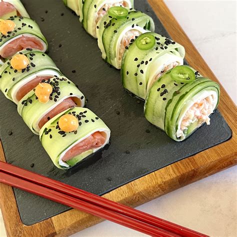 Sushi De Pepino Saludable La Soleta Arte En Cocina