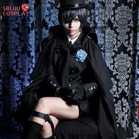 Sbluucosplay Ciel Phantomhive Cosplay Funeral Costume Halloween Costume