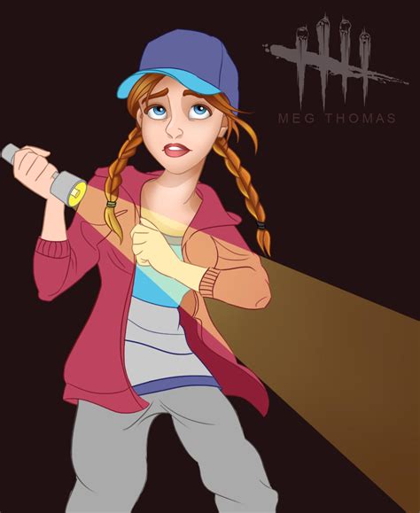 Dead By Daylight Poster Wip Meg Thomas By Imajanaeshun On Deviantart