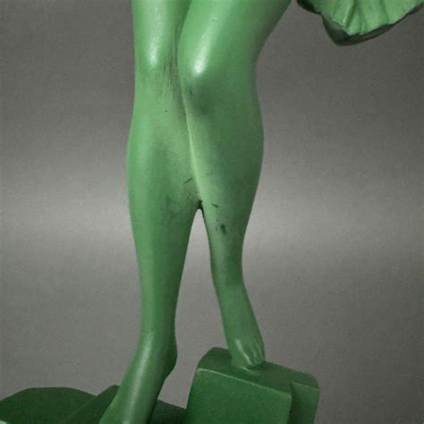 Art Deco Statue Of Nude Female Dancer By Fayral Max Le Verrier 1930s For Sale At Pamono