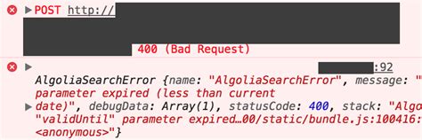 can t catch network error on refine · issue 414 · algolia react