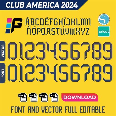 Font Club America Etsy México