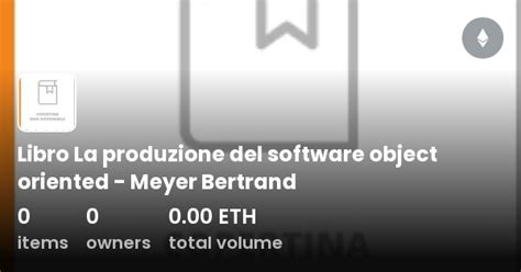 Libro La Produzione Del Software Object Oriented Meyer Bertrand