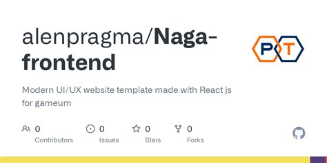 GitHub Alenpragma Naga Frontend Modern UI UX Website Template Made With React Js For Gameum