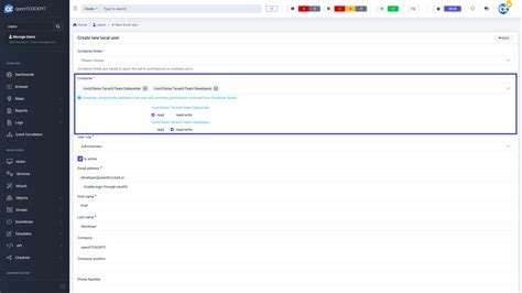 Container Permissions Openitcockpit 5