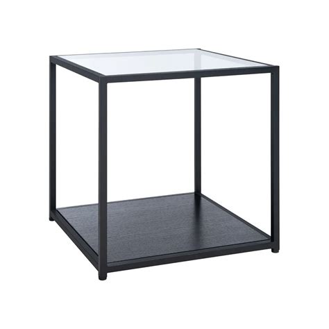 Black Frame End Table — Decco