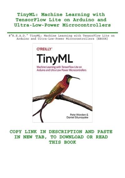 Read Tinyml Machine Learning With Tensorflow Lite On Arduino And Ultra Low Power