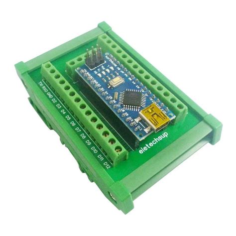 Din Rail Mount Screw Terminal Block Adapter Module For Arduino Nano Board Shopee Philippines