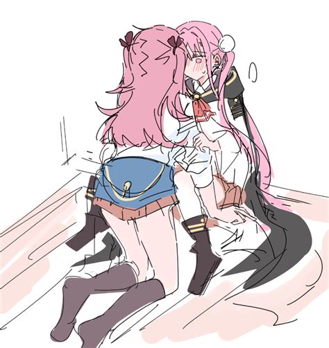 Kunimi Tama And Aikawa Megumi Heaven Burns Red Drawn By Rantan0925