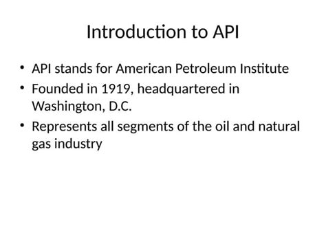 Apistandardsoverview For Engineersffff Pptx