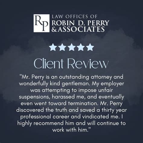 The Law Offices Of Robin D Perry And Associates On Linkedin Protecting Your Career Is Important
