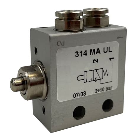 Distributeur pneumatique 3 2 monostable NC Pression de 2 à 10 bar