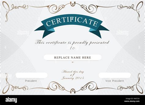 Award Certificate Border Template