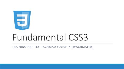 Workshop Fundamental Css3 Speaker Deck