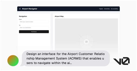 Design An Interface For The Airport Customer Relationship Management