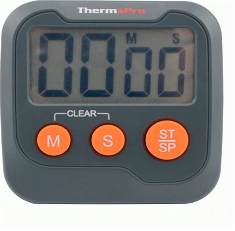 Thermopro Tm03w Kitchen Timer Digital Cooking Timer With Large Lcd Display Big Digits Alarm
