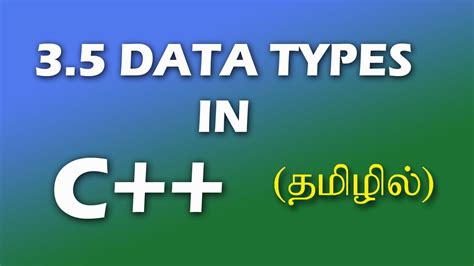 Data Types In C Primitive Derived And User Defined Data Types In C Youtube