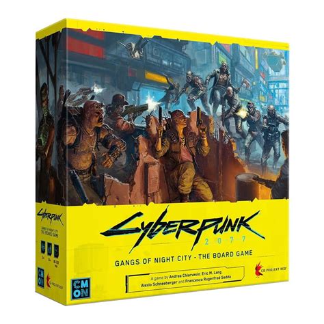 Cyberpunk 2077 Gangs Of Night City Strategy Board Game For Ages 14