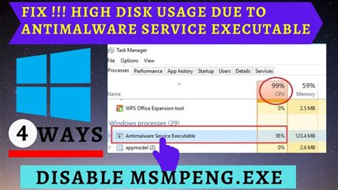 Fix Antimalware Service Executable High Memory Usage