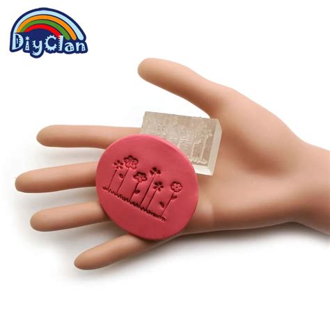 Несколько стилей цветы в кластерах Акриловые Diy смолы Chapte ручной работы смолы мыло штамп в