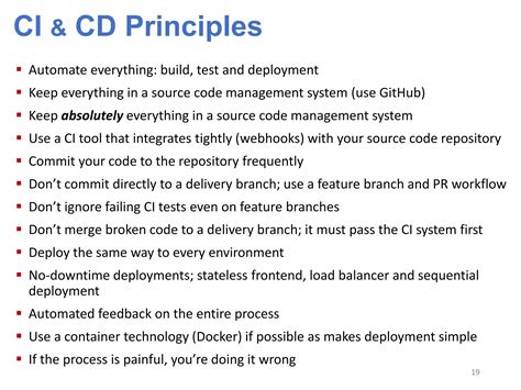 Anatomy Of A Continuous Integration And Delivery Cicd Pipeline Pdf