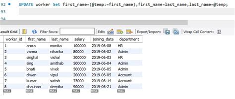 Sql Server 2005 Swap First Name And Last Names In A Column Using SQL