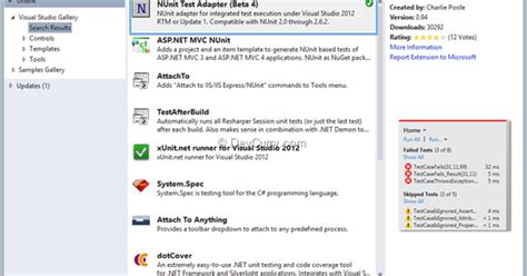 Getting Started With Nunit In Aspnet Mvc