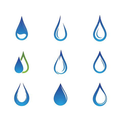Water Drop Vector Icon Water Eco Designer Vector Water Eco Designer