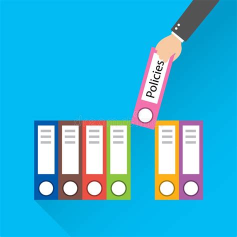 Flat Design Style Modern Vector Illustration Folder With The Label