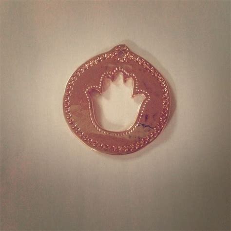 Two Hamsa Chamsa Necklace Pendant In Gold And Silver